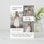 Shabby Chic Photo Graduation Party Invitation | Zazzle