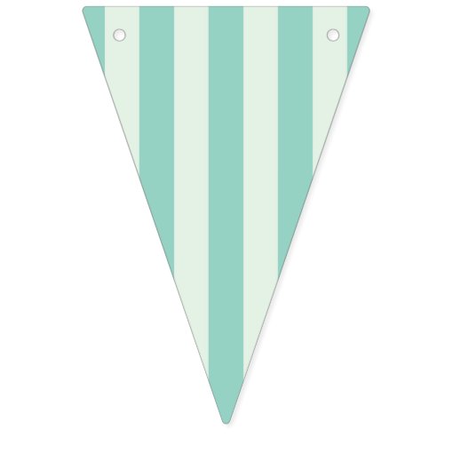 Shabby Chic Pink Aqua Floral Bunting Flag | Zazzle