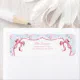 Shabby Chic Pink Bows Return Address Label | Zazzle