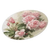 Shabby Chic Pink Victorian Roses Melamine Plate | Zazzle
