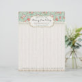 Shabby Chic Roses, Lace & Burlap Vintage Boutique Letterhead | Zazzle