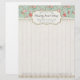 Shabby Chic Roses, Lace & Burlap Vintage Boutique Letterhead | Zazzle