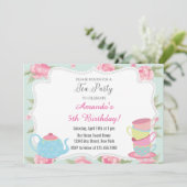 Shabby Chic Tea Party Invitation | Zazzle