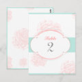 Shabby Chic Wedding Table Number Postcard | Zazzle