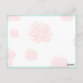 Shabby Chic Wedding Table Number Postcard | Zazzle