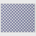 Shabby Chic White Purple Dark Blue Purple Gingham Wrapping Paper | Zazzle