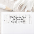 Shabby Chic White Wood Rustic Farmhouse Barn Label | Zazzle
