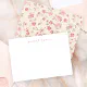 Shabby Chic Wildflower Personalized Stationery Note Card | Zazzle