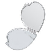 Shabby floral Purple Pansy Grandma Compact Mirror | Zazzle