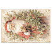 Shabby Santa Tissue Paper | Zazzle