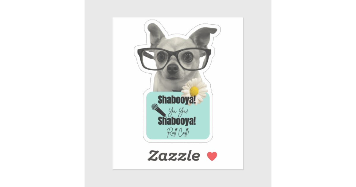 Shabooya Roll Call – Teacher Attendance Sticker | Zazzle