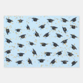 Shades of Blue - Graduate Patterns Wrapping Paper Sheets | Zazzle