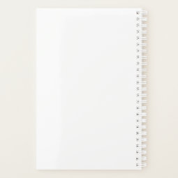 Shades of Blue Poem for Writers Personalized Planner | Zazzle