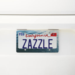 Shades of Blue Water Abstract Nature Photography License Plate Frame ...