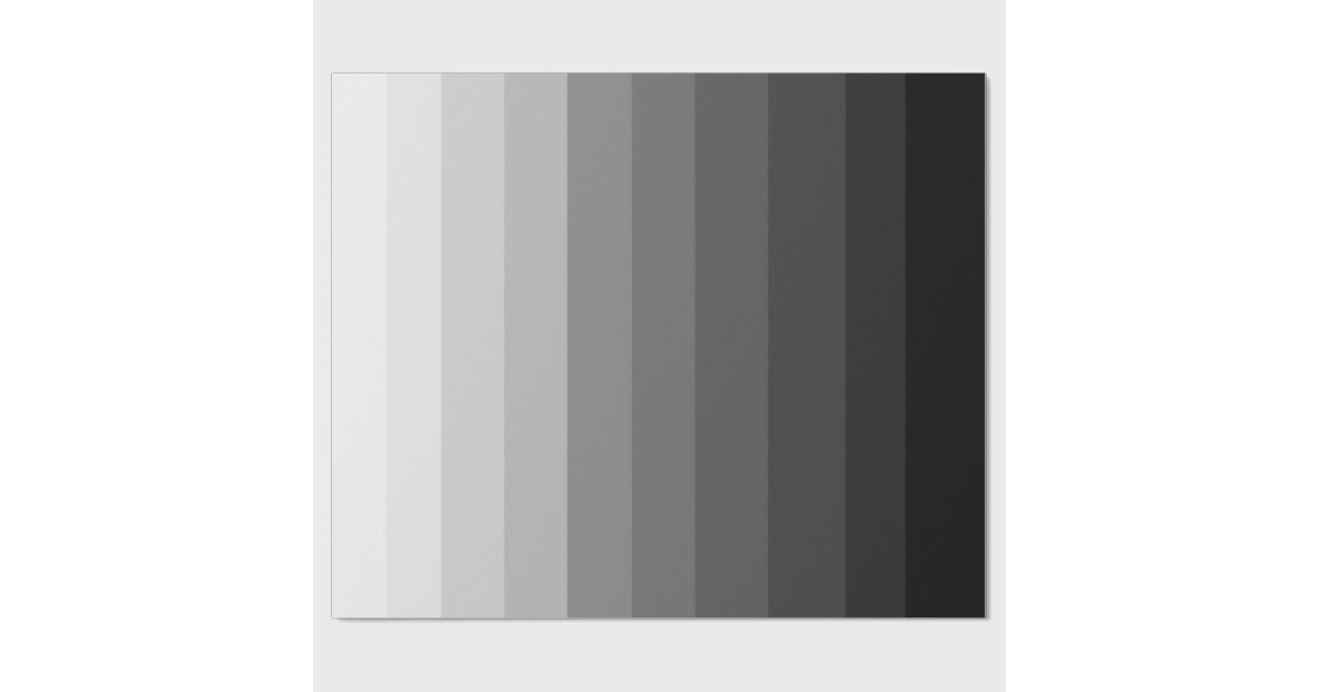 Shades of Grey Wrapping Paper | Zazzle