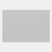 Shades of Grey Wrapping Paper 3 Set Flat Sheet | Zazzle