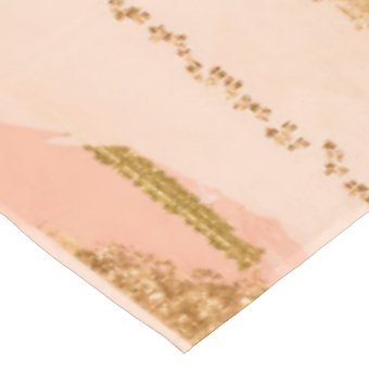 Shades of peach and gold strokes tablecloth | Zazzle