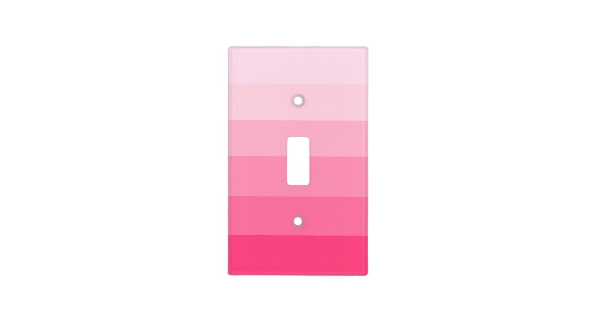 "Shades of Pink" Light Switch Cover | Zazzle