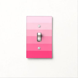 "Shades of Pink" Light Switch Cover | Zazzle