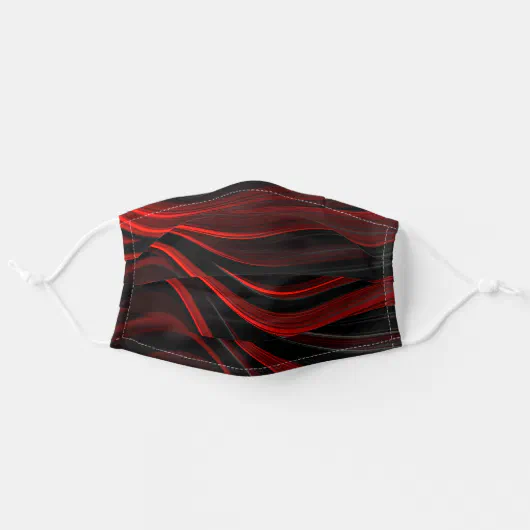 Shades of Red Adult Cloth Face Mask | Zazzle