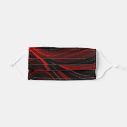 Shades of Red Adult Cloth Face Mask | Zazzle