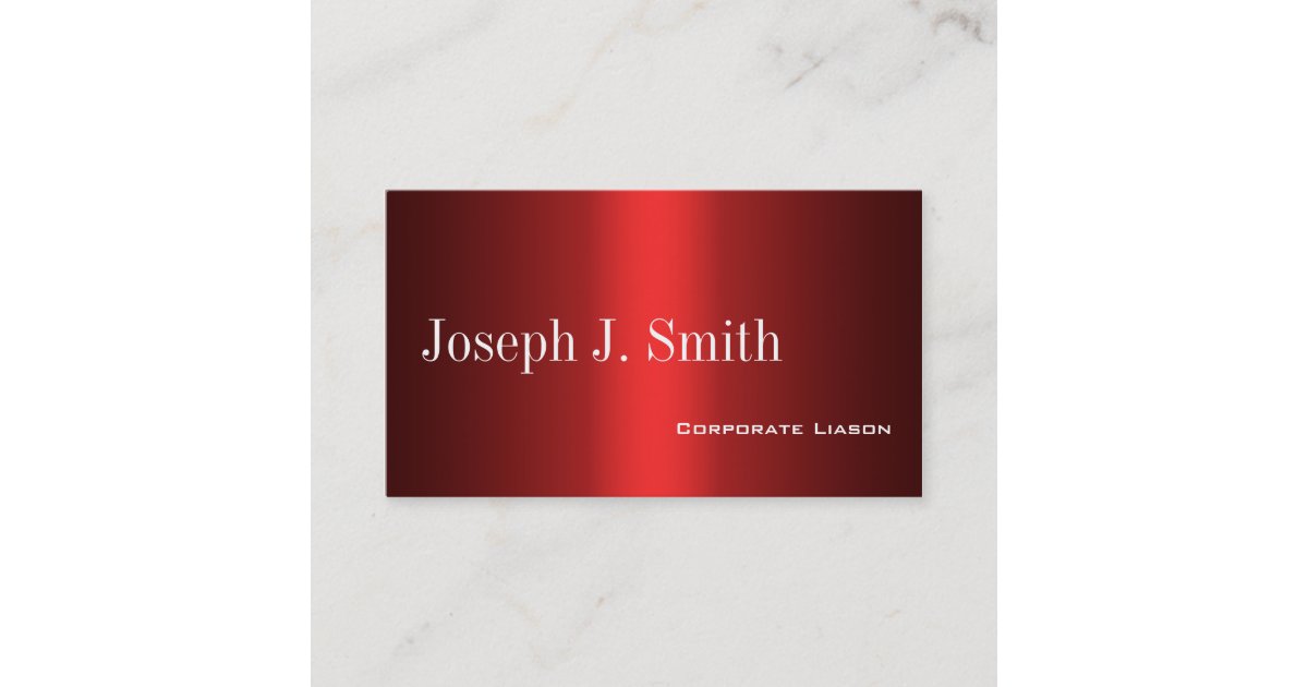 Shades of Red Standard Business Cards | Zazzle