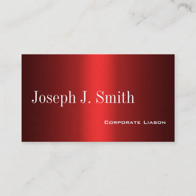 Shades of Red Standard Business Cards | Zazzle