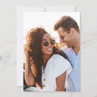 Shades- Sun Kissed Photo Wedding Invitation | Zazzle