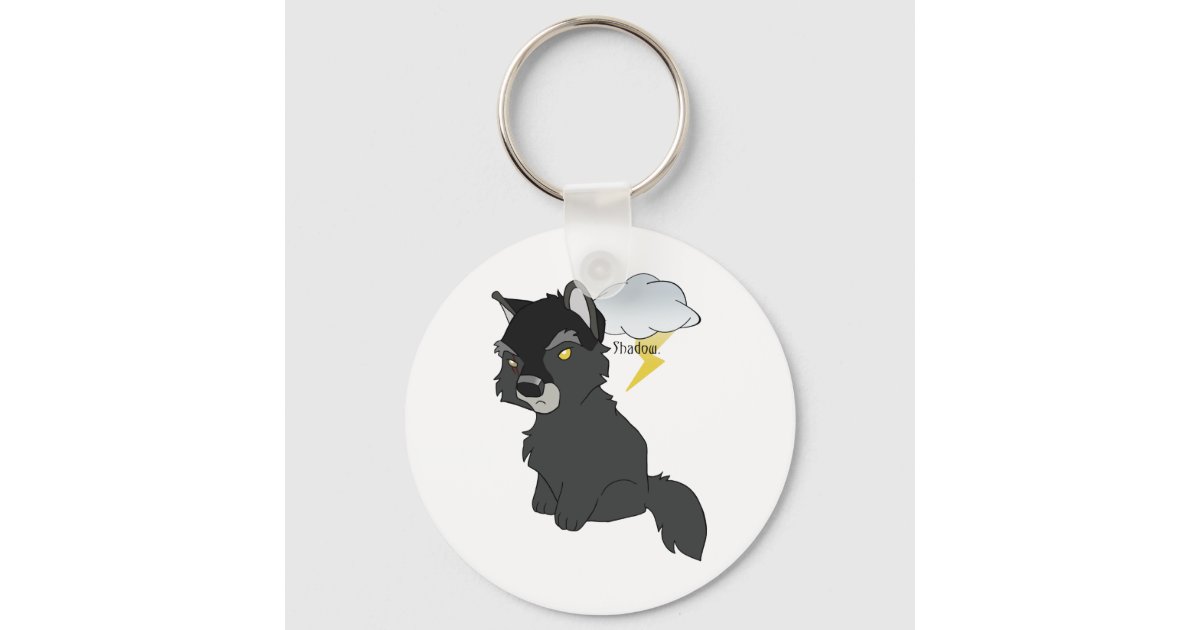 Shadow Keychain | Zazzle