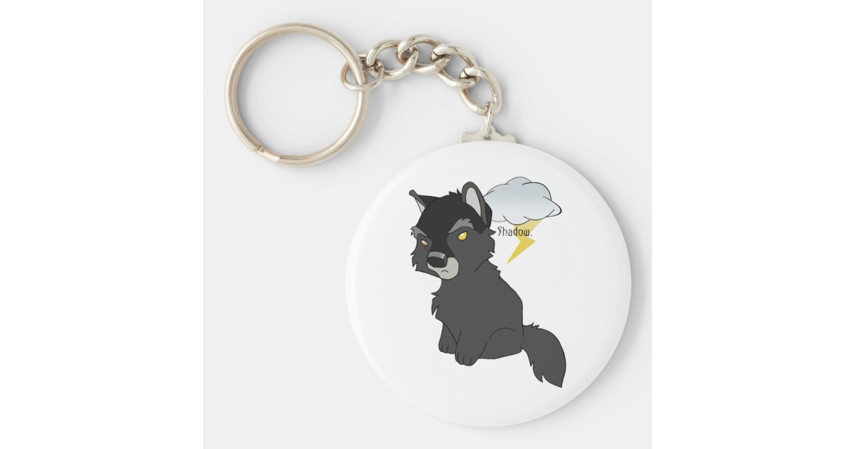 Shadow Keychain | Zazzle