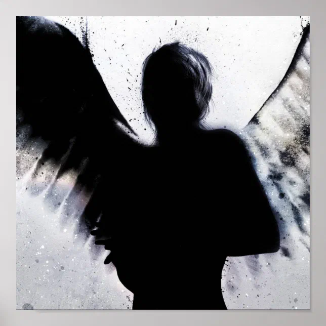 Shadow of an Angel Poster | Zazzle