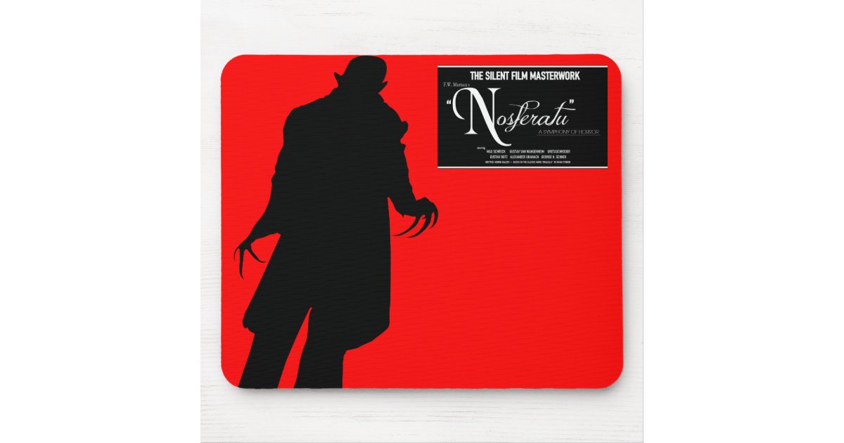 Shadow of Nosferatu Art Mousepad | Zazzle