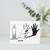 Shadow Rabbit by LightIllusions.com Postcard | Zazzle
