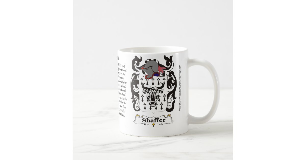 Shaffer Family Coat of Arms mug | Zazzle