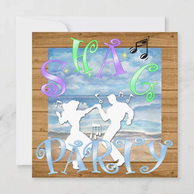 Shag - Dance Party Invitation | Zazzle