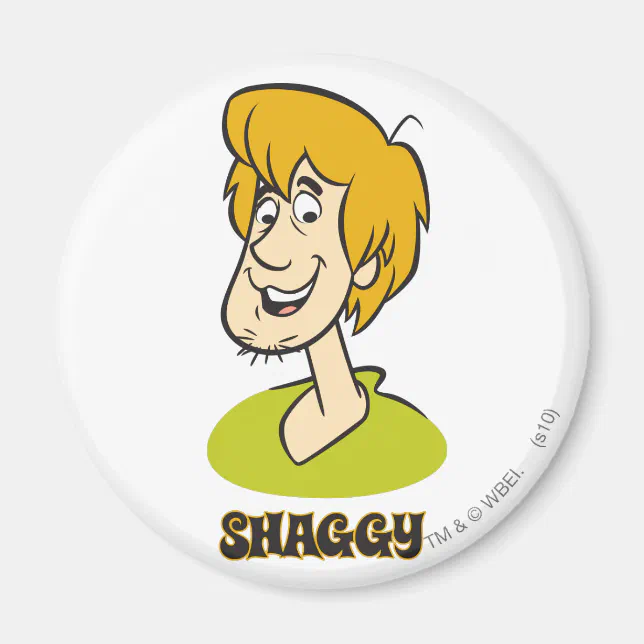 Shaggy Name Graphic Magnet | Zazzle