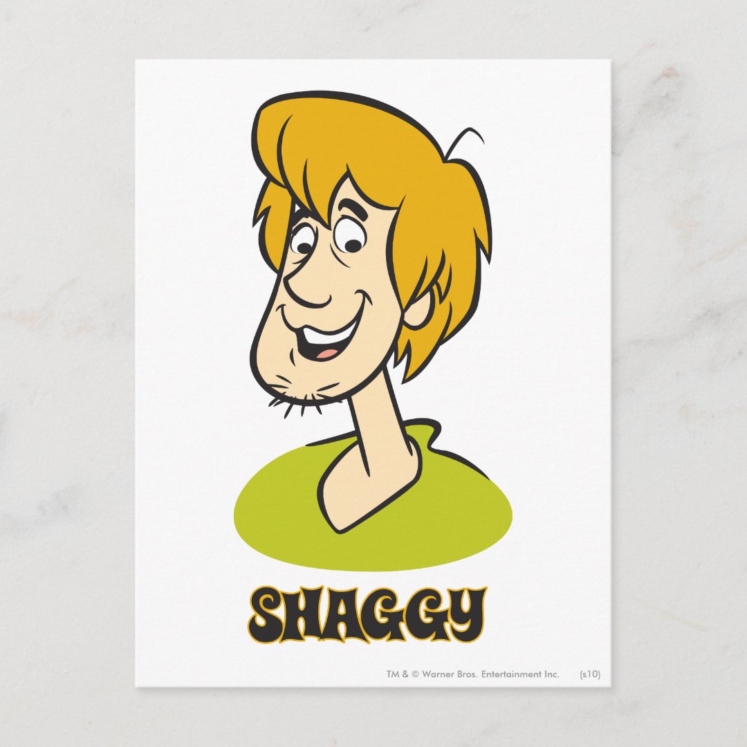 Shaggy Name Graphic Postcard | Zazzle