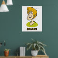 Shaggy Name Graphic Poster | Zazzle