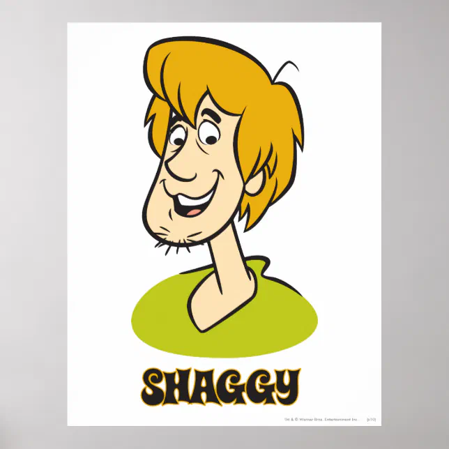 Shaggy Name Graphic Poster | Zazzle