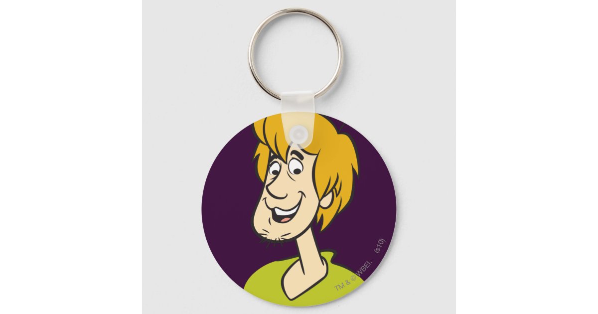 Shaggy Smiling Keychain | Zazzle