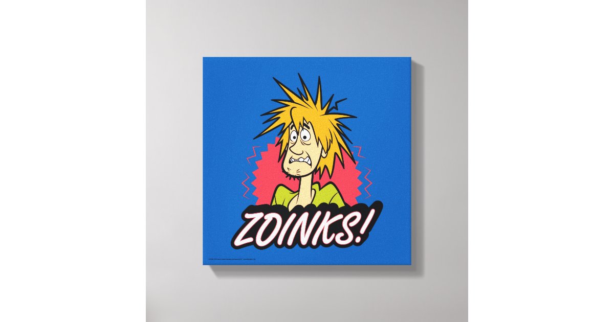 Shaggy "Zoinks!" Graphic Canvas Print | Zazzle