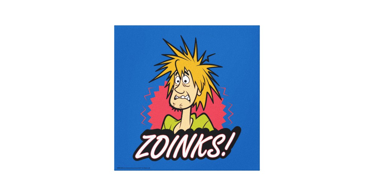 Shaggy "Zoinks!" Graphic Canvas Print | Zazzle