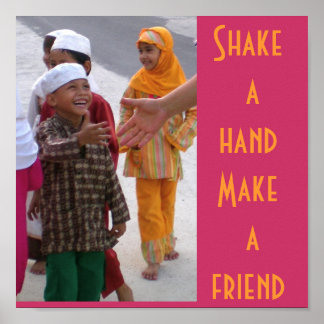 Shaking Hands Posters | Zazzle