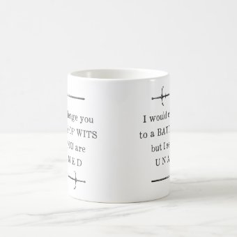 Shakespeare Quote Funny Coffee Mug | Zazzle