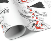 Shakespeare quote Lighthouse illustration Wrapping Paper | Zazzle