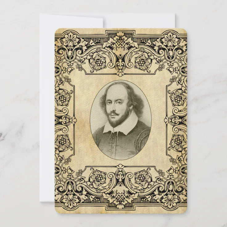 Shakespeare Wedding Invitation | Zazzle