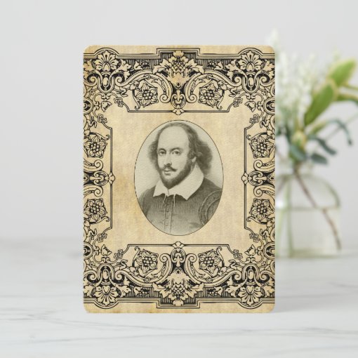 Shakespeare Wedding Invitation | Zazzle