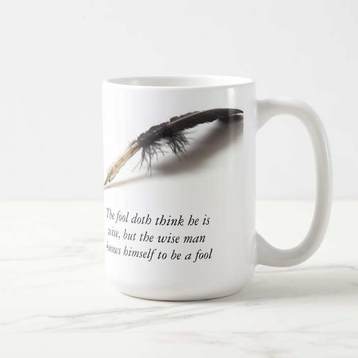 Shakespeare | Wise Fool Coffee Mug | Zazzle.com