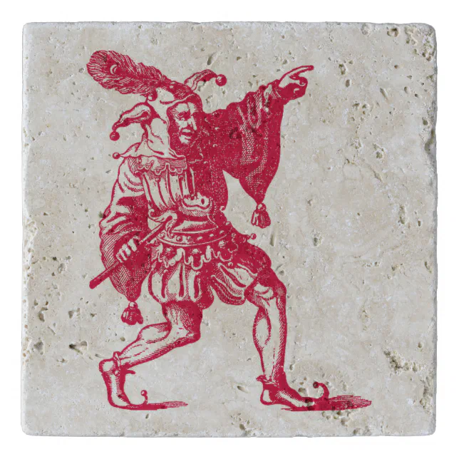 Shakespearean Jester Trivet | Zazzle