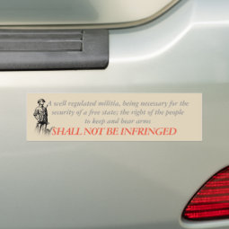 Shall Not Be Infringed Bumper Sticker | Zazzle